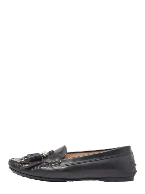 TOD'S Tassel-embellished Loafers - Black