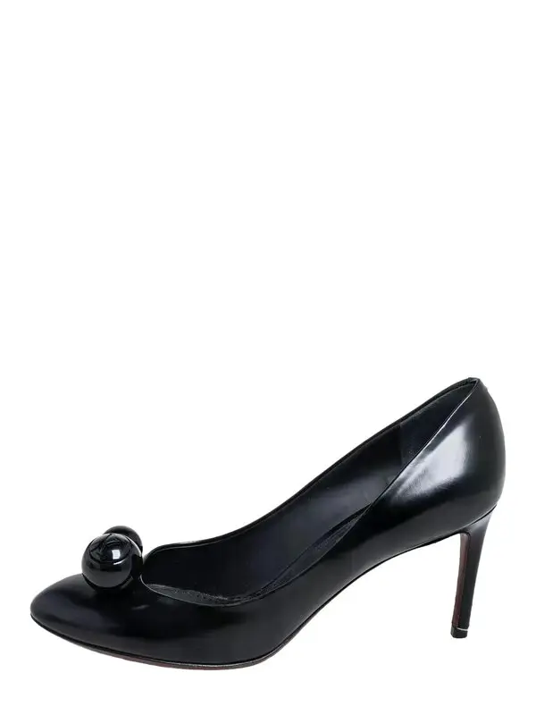 LOUIS VUITTON 75mm Betty Pumps - Black