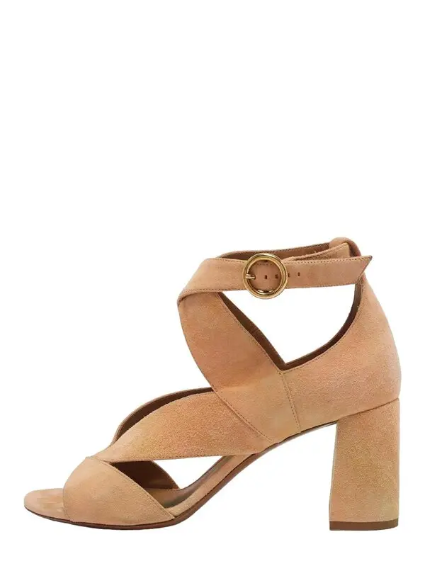 Chloé Suede Sandals - Orange