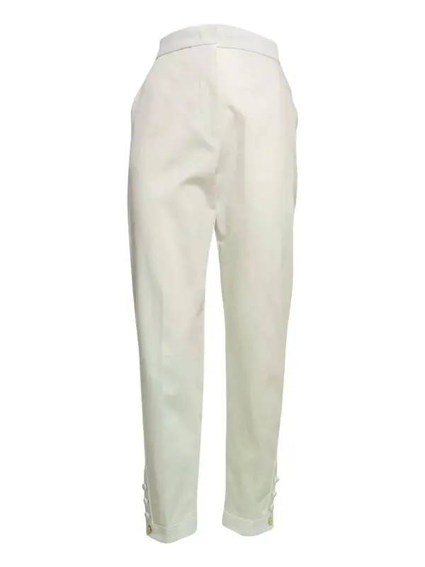 Max Mara High-waisted Trousers - White