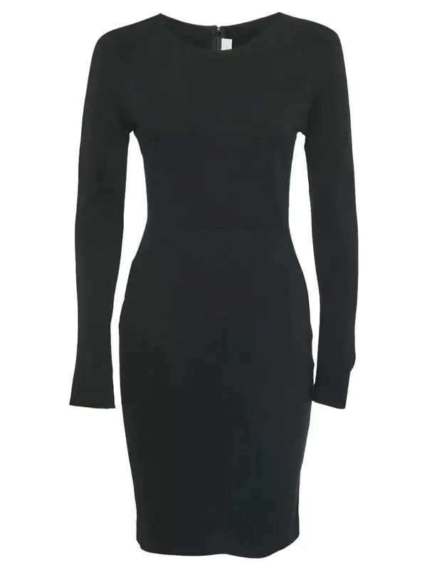 Stella McCartney Knit Long-sleeve Mini Dress - Black