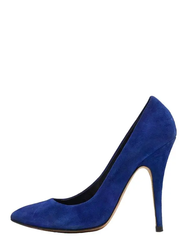 GIUSEPPE ZANOTTI Pointed-toe Heeled Pumps - Blue