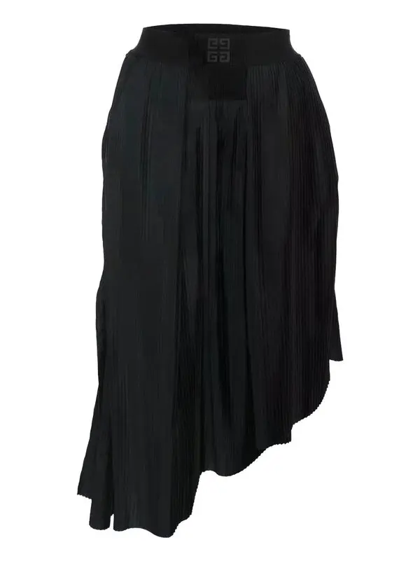 Givenchy Asymmetric Hem Skirt - Black