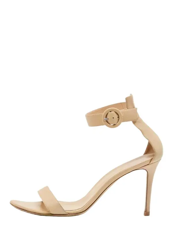 GIANVITO ROSSI Portofino Buckled Sandals - Neutrals