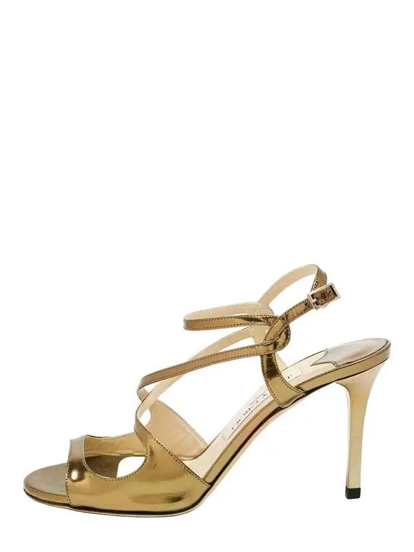 JIMMY CHOO Strap Sandals - Gold