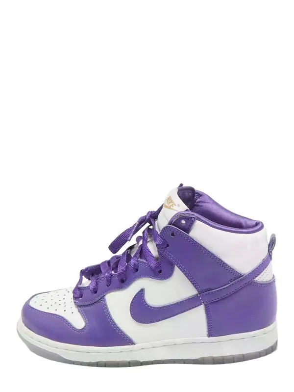 Nike High-top Leather Sneakers - Purple