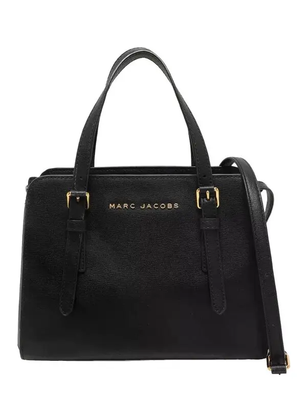 Marc Jacobs Little Big Shot Leather Tote - Black