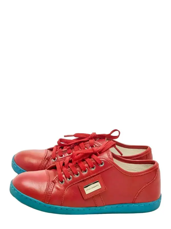 Dolce & Gabbana Lace-up Sneakers - Red