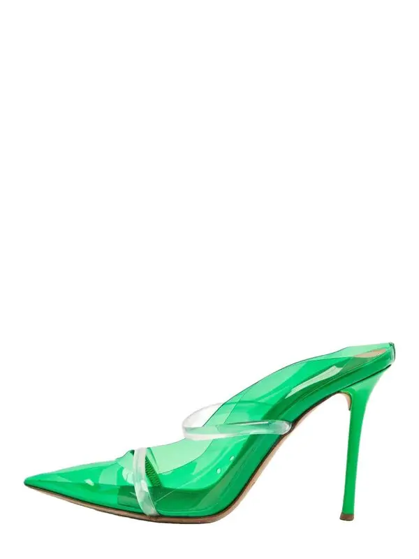 MALONE SOULIERS Maureen 100mm Heeled Mules - Green