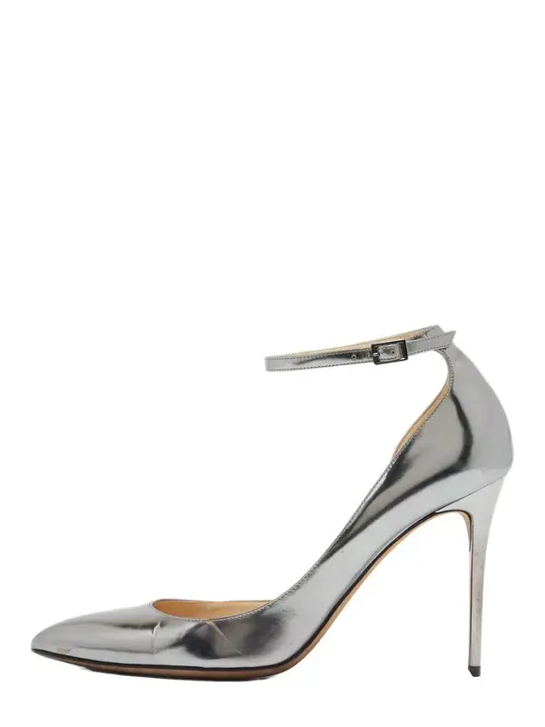 JIMMY CHOO Leather Pumps - Silver