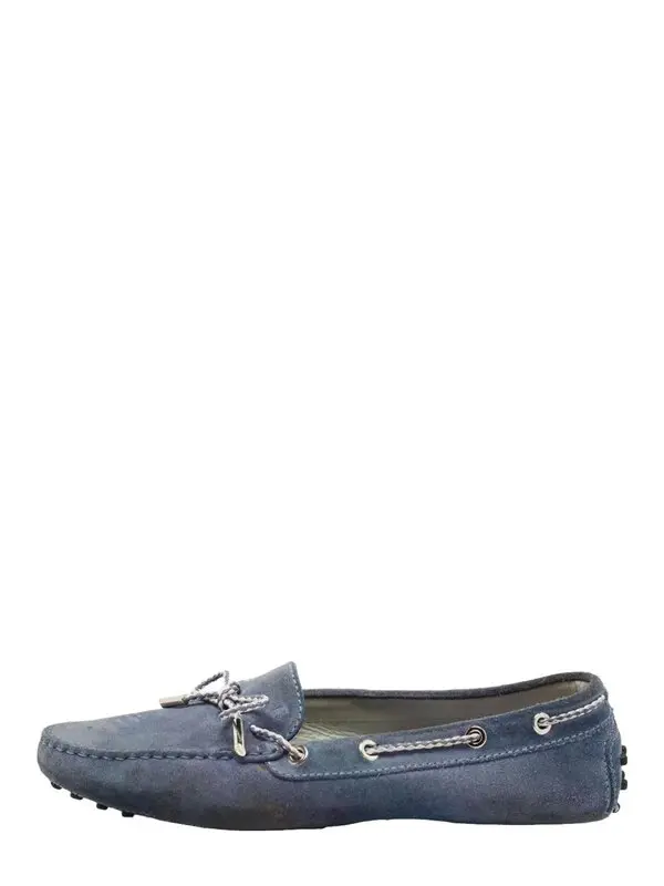 TOD'S Suede Gommini Loafers - Blue