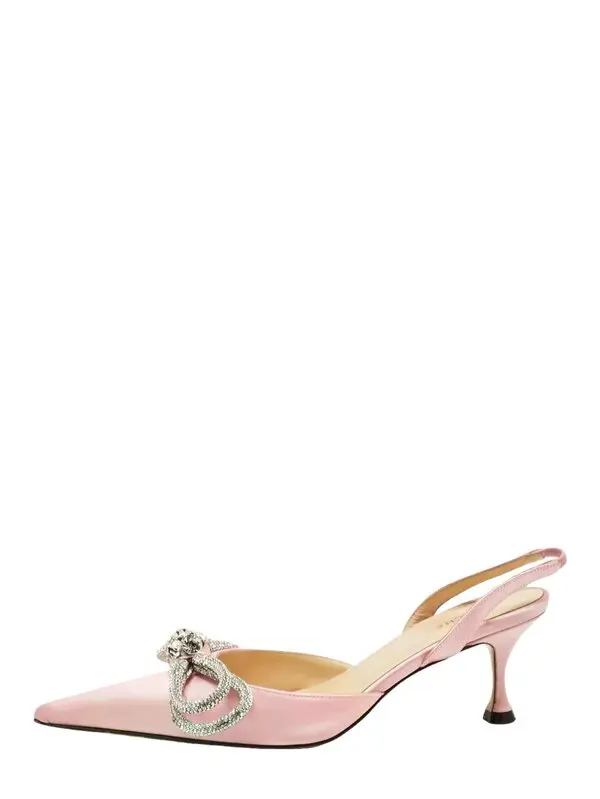 Mach & Mach 105mm Double-bow Pumps - Pink