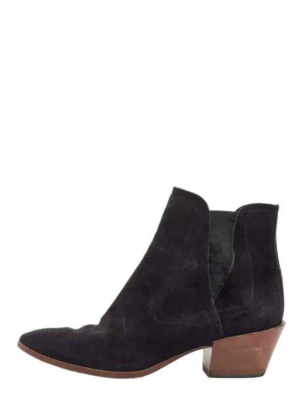 TOD'S 80mm Suede Ankle Boots - Black