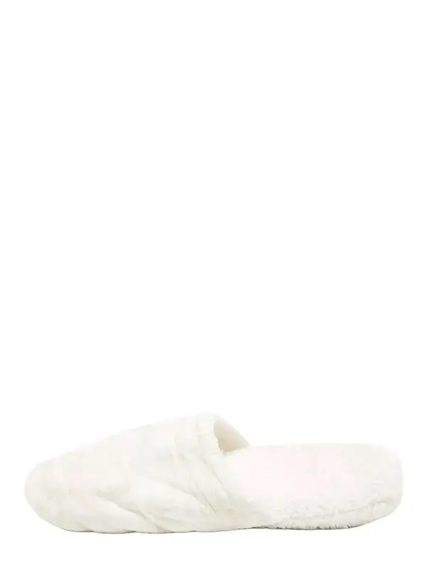 Versace Medusa Patterned Slippers - White