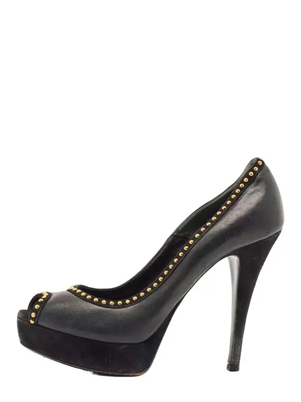 LORIBLU Leather Pumps - Black