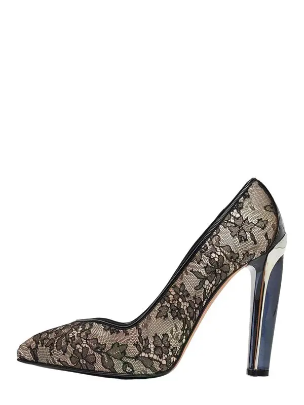Alexander McQueen Laced Heeled Pumps - Neutrals