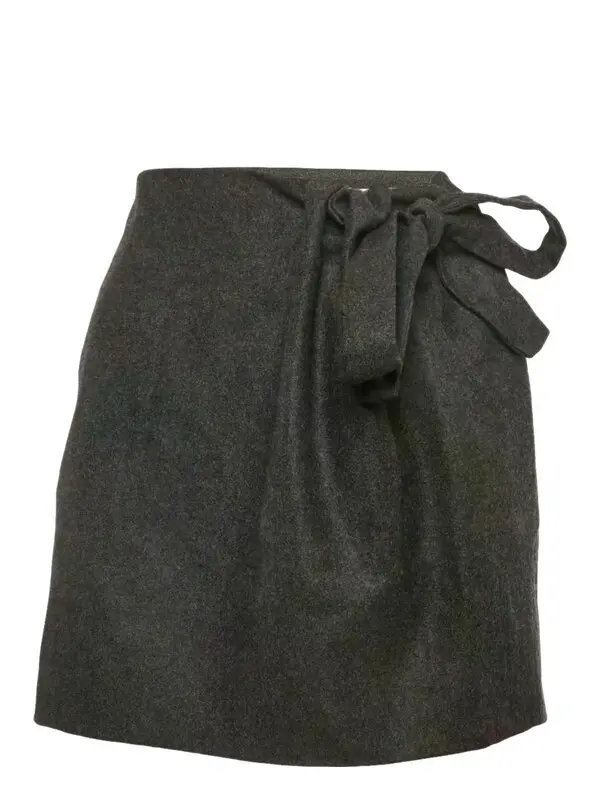 Chloé 2024 Wool Mini Skirt - Black