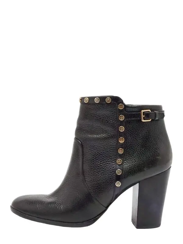 Tory Burch 90mm Mae Studded Ankle Boots - Black