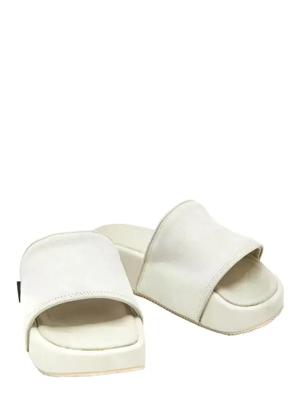 Y3 Platform Suede Sandals - Grey