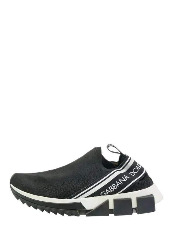 Dolce & Gabbana Sorrento Logo-tape Sneakers - Black