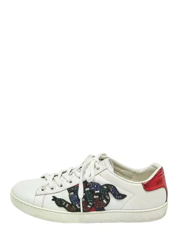 Gucci Web Ace Low-top Sneakers - White