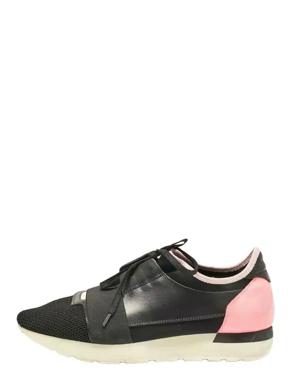 Balenciaga Mesh Panelled Trainers - Black