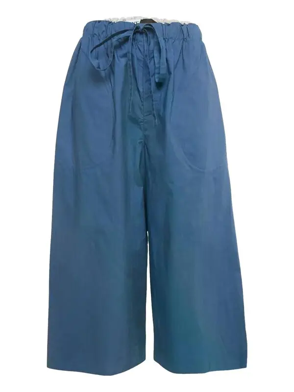 Loewe Drawstring Wide Leg Trousers - Blue