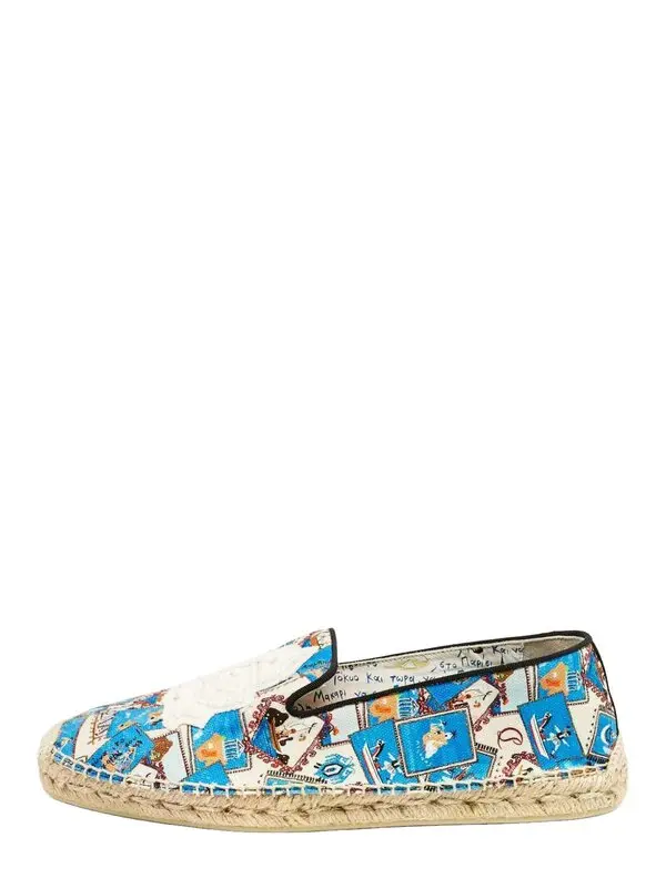 CHRISTIAN LOUBOUTIN Galia Flat Espadrilles - Blue