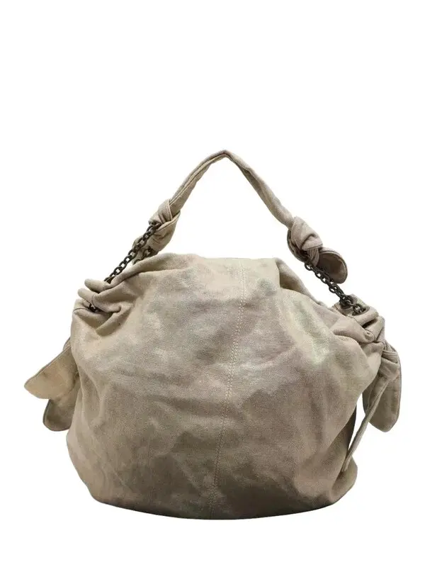 Stella McCartney Jute Hobo With Bow Detail - Neutrals
