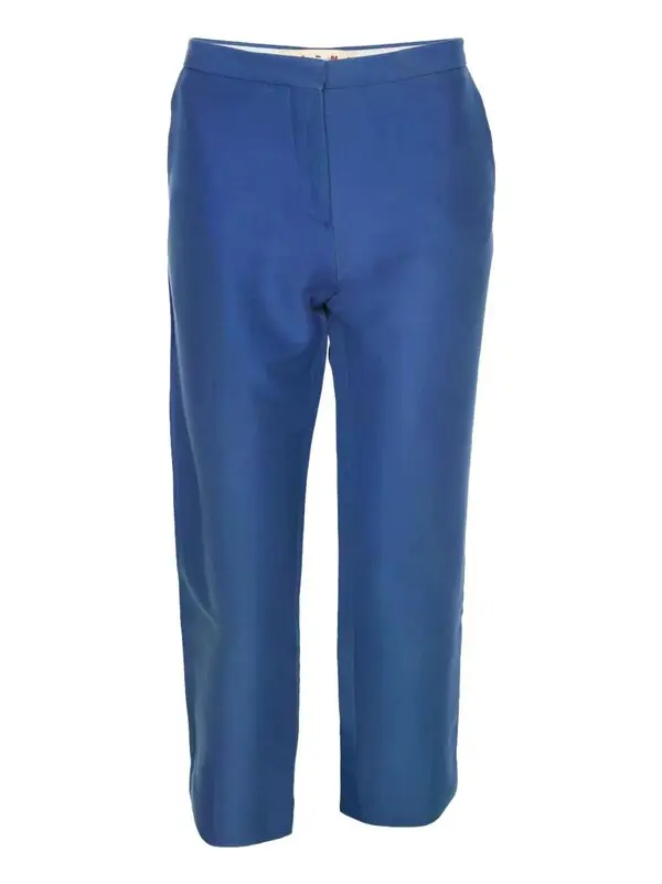 Marni Cotton Trousers - Blue