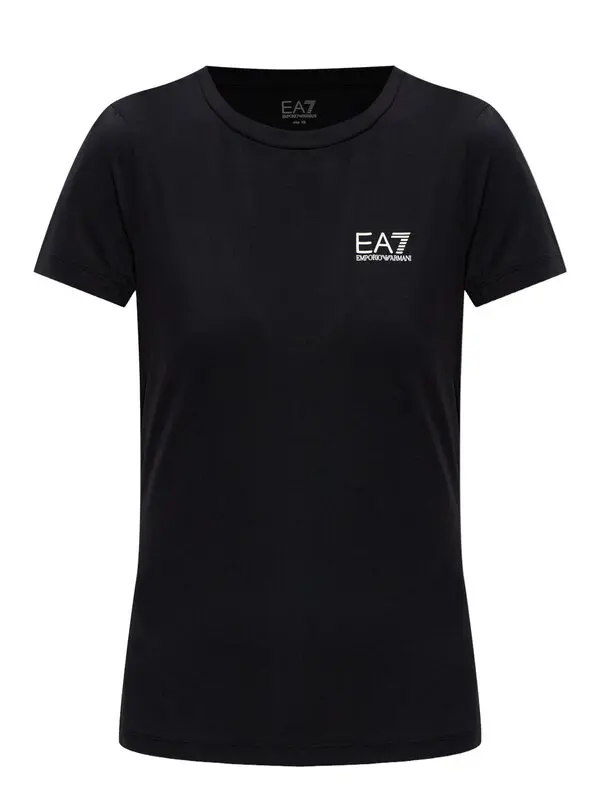 EA7 Logo-printed T-shirt - Black
