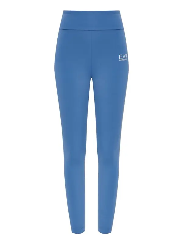 EA7 Training Leggings With Logo - Blue