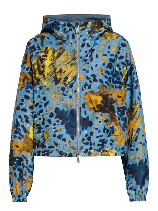 Fendi Reversible Hooded Jacket - Blue