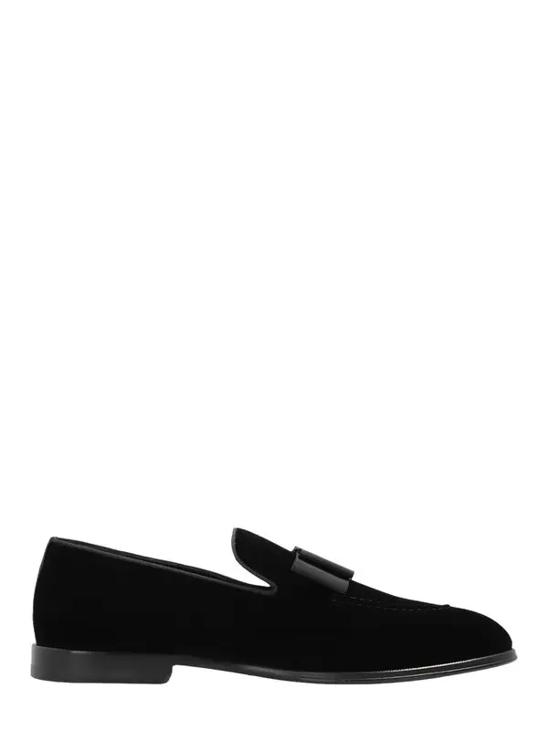 Dsquared2 Velvet Loafers - Black