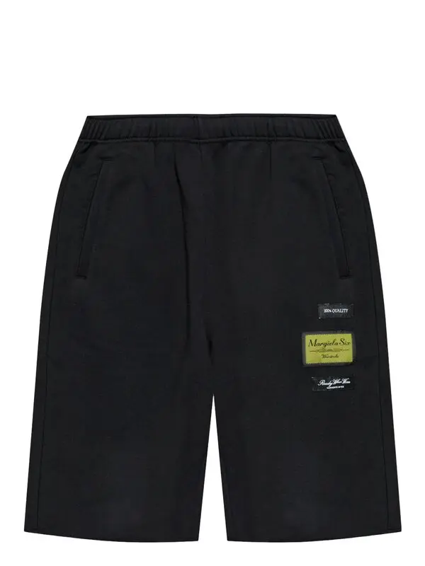 MAISON MARGIELA Logo Detailing Shorts - Black