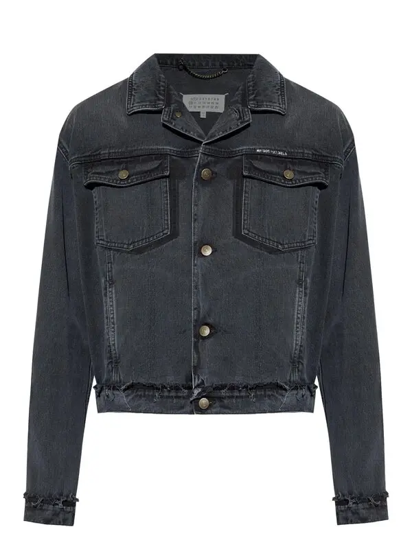 MAISON MARGIELA Denim Trucker Jacket - Grey