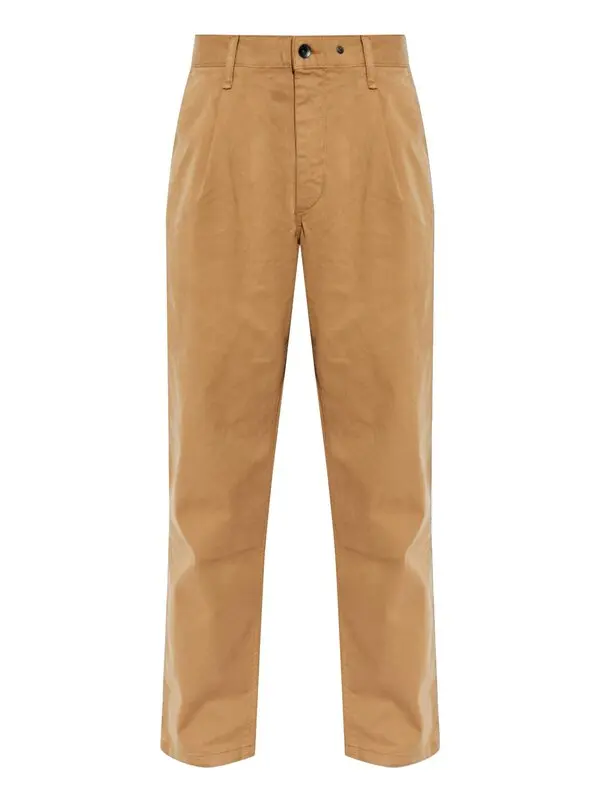 Rag & Bone Cotton Tapered Trousers - Brown