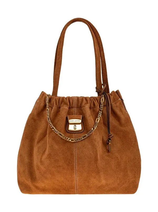 Marc Jacobs Suede Cristina Shopper Bag - Brown