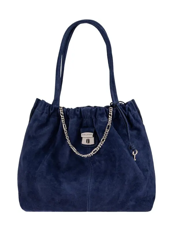 Marc Jacobs The Suede Cristina Shopper Bag - Navy Blue