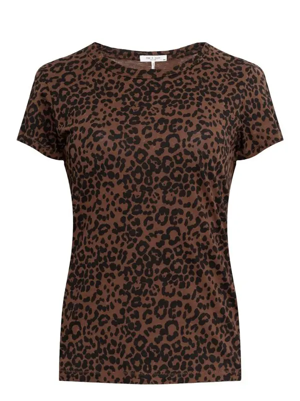 Rag & Bone Animal Motif T-shirt - Brown