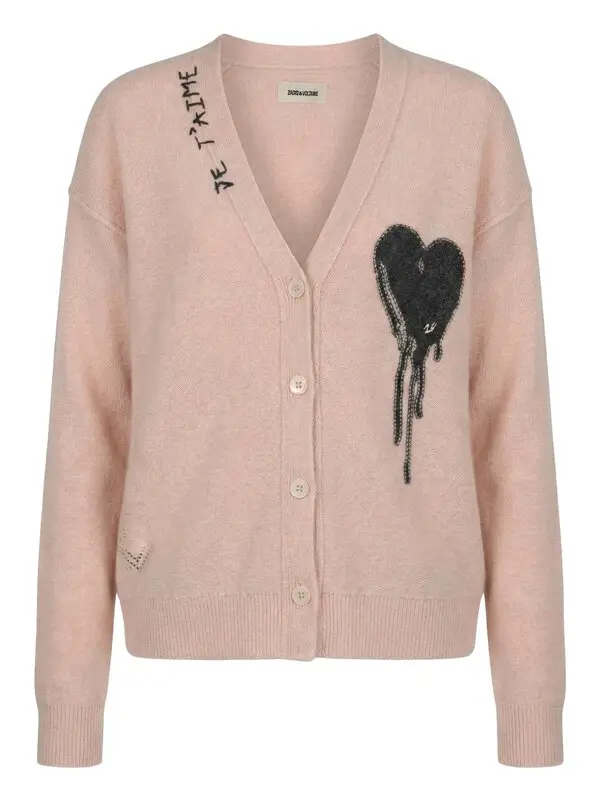 Zadig&Voltaire Cashmere Cardigan - Pink