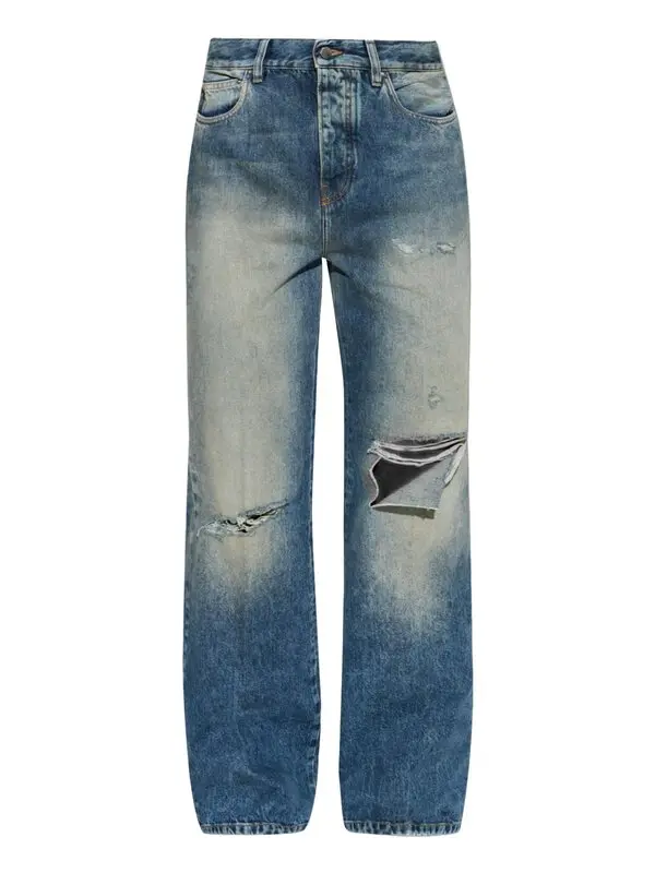Amiri Flared Leg Jeans - Blue