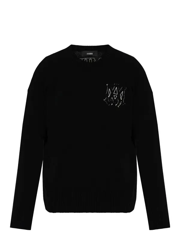 Amiri Wool Sweater - Black