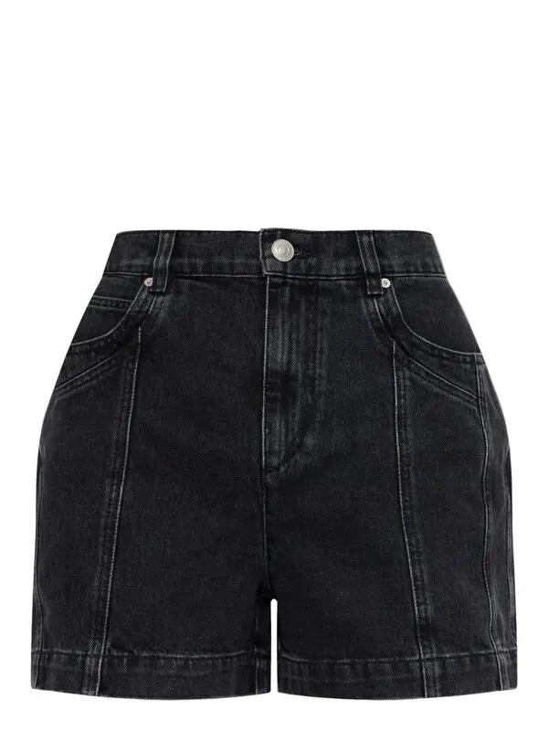 MARANT ETOILE Joely Denim Shorts - Black