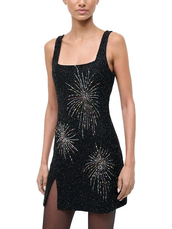 Staud Le Sable Mini Dress - Firework
