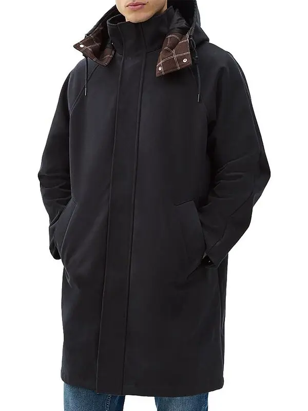 Rag & Bone Garret Water Resistant Long Coat - Black