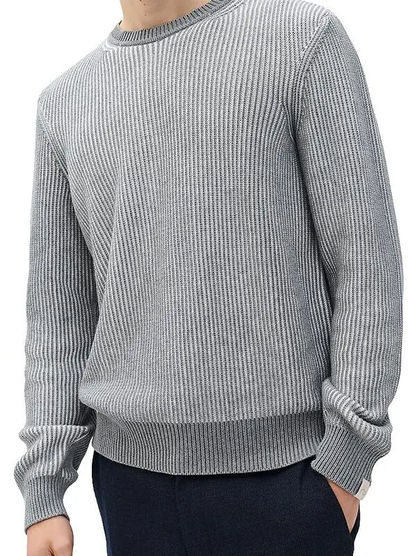 Rag & Bone Simon Marl Crewneck - Grey Multi
