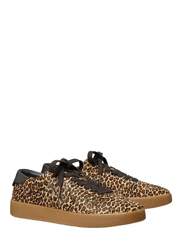 Tory Burch Phoenix Leopard Print Calf Hair Sneakers - Leopard Multi