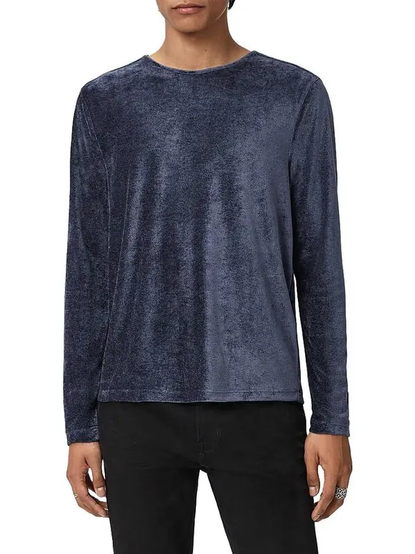 John Varvatos Velvety Long Sleeve Tee - Thistle