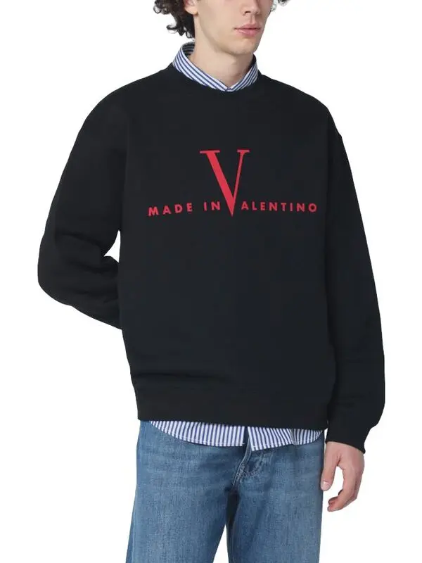 Valentino Garavani Cotton Sweatshirt - Black